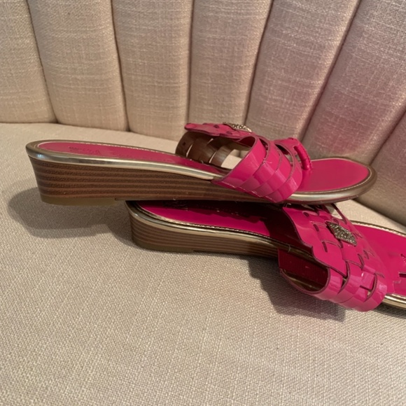 ANNE KLEIN iflex | Shoes | Anne Klein I Flex Pink Patent Leather Wedge ...
